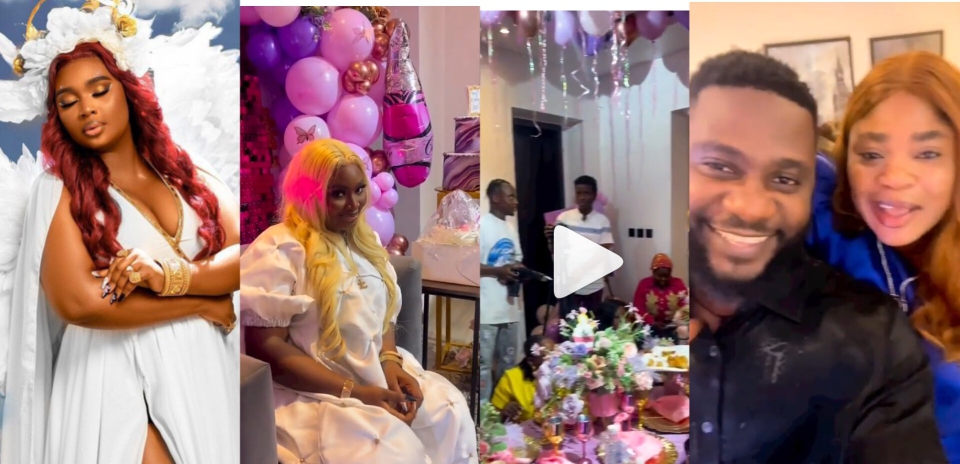 See Beautiful Video from Actress Mo Bimpe Surprised Birthday Ceremony ...