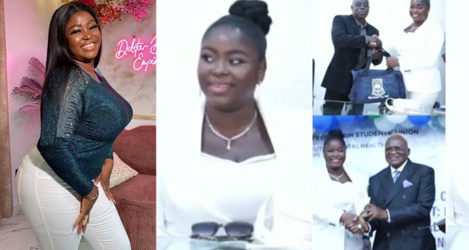 Unilorin students Celebrate actress, Bukola Arugba as she visits Alma ...